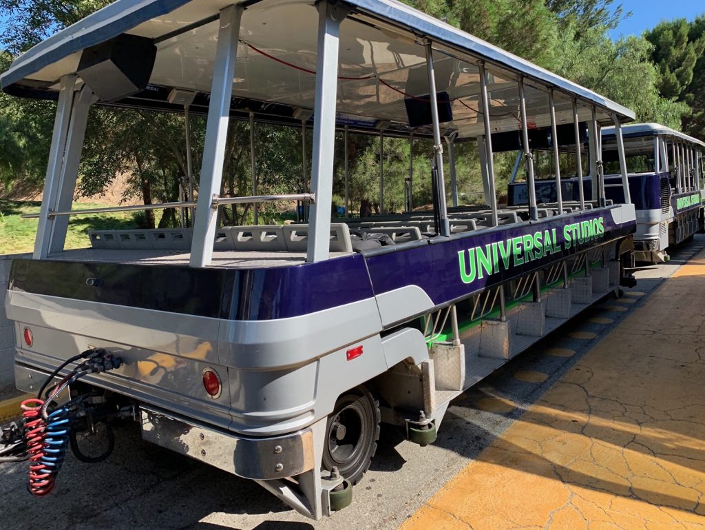 Universal Studios Hollywood testing new electric tram for Studio Tour ...