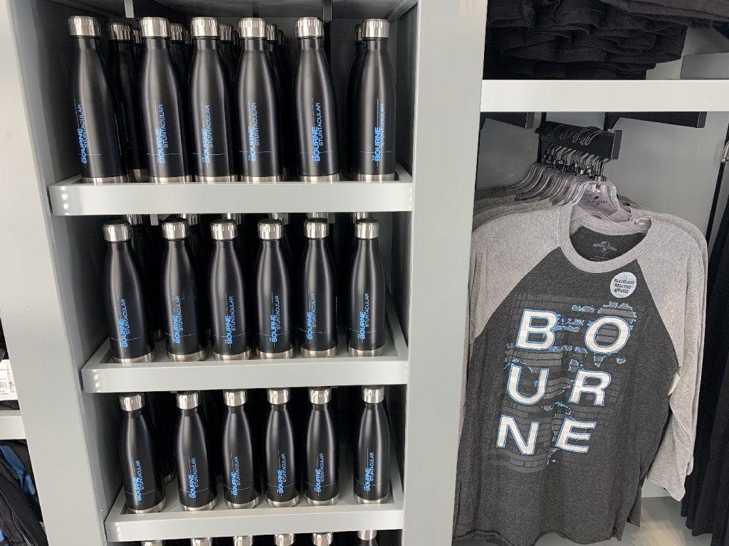 The Bourne Stuntacular Exit Gift Shop opens after remodel | Inside ...