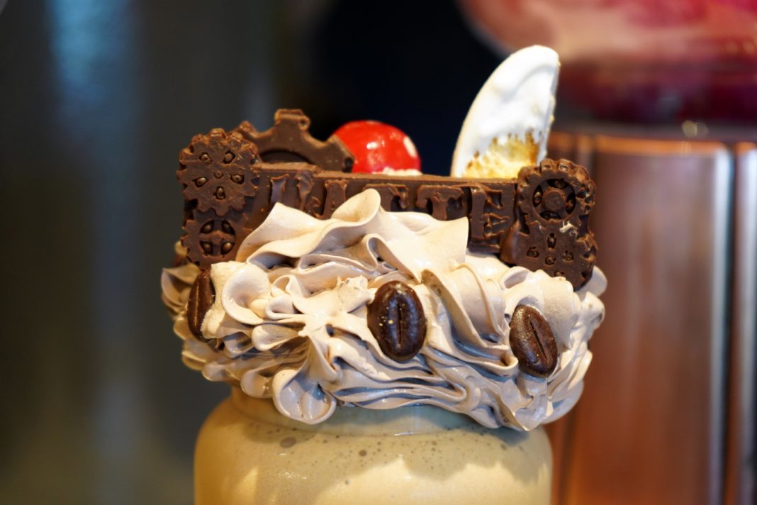 Dog robot, Latte, debuts at Toothsome Chocolate Emporium at Universal ...