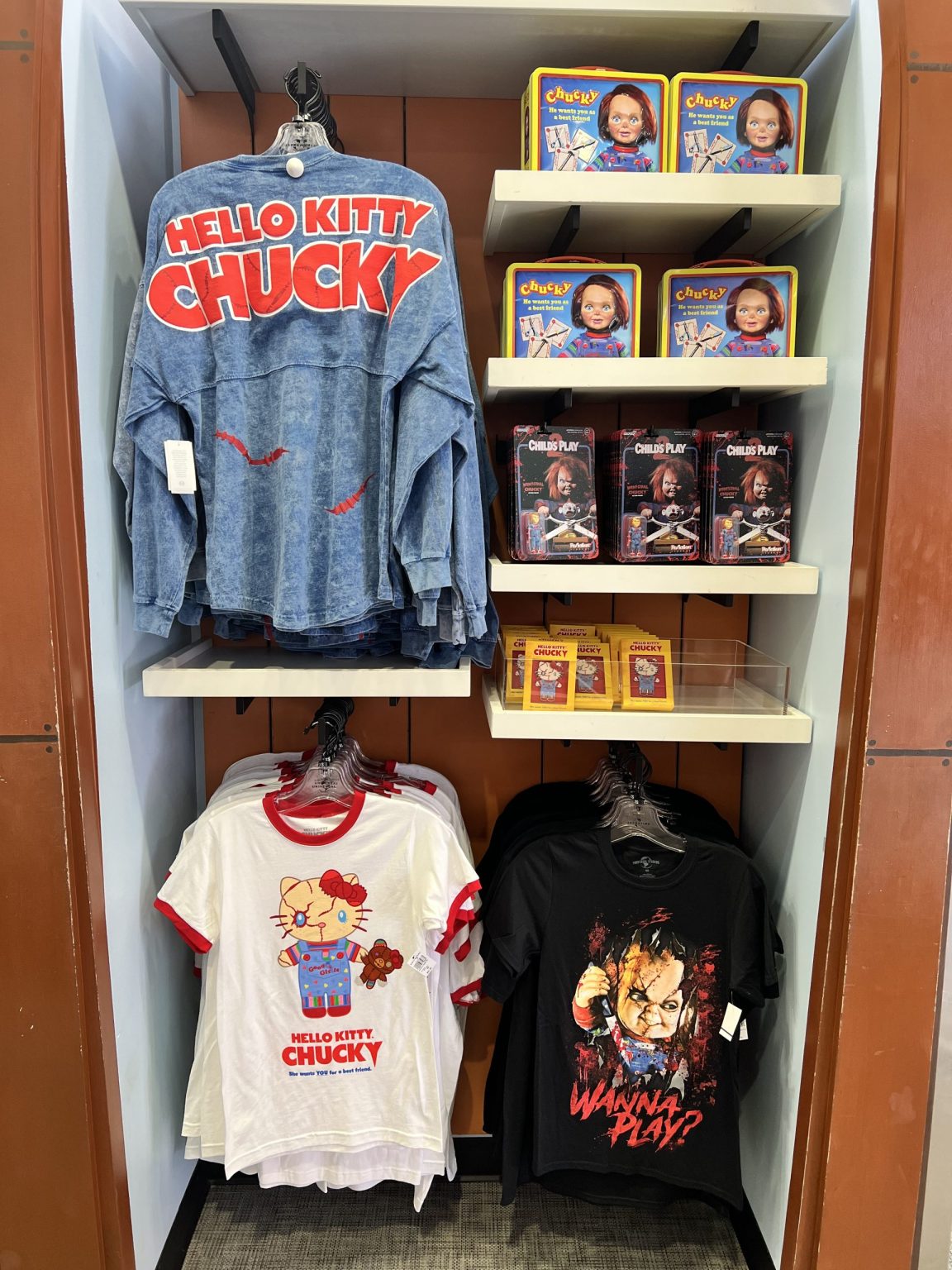Hello Kitty x Chucky merchandise arrives at Universal Orlando – Inside ...