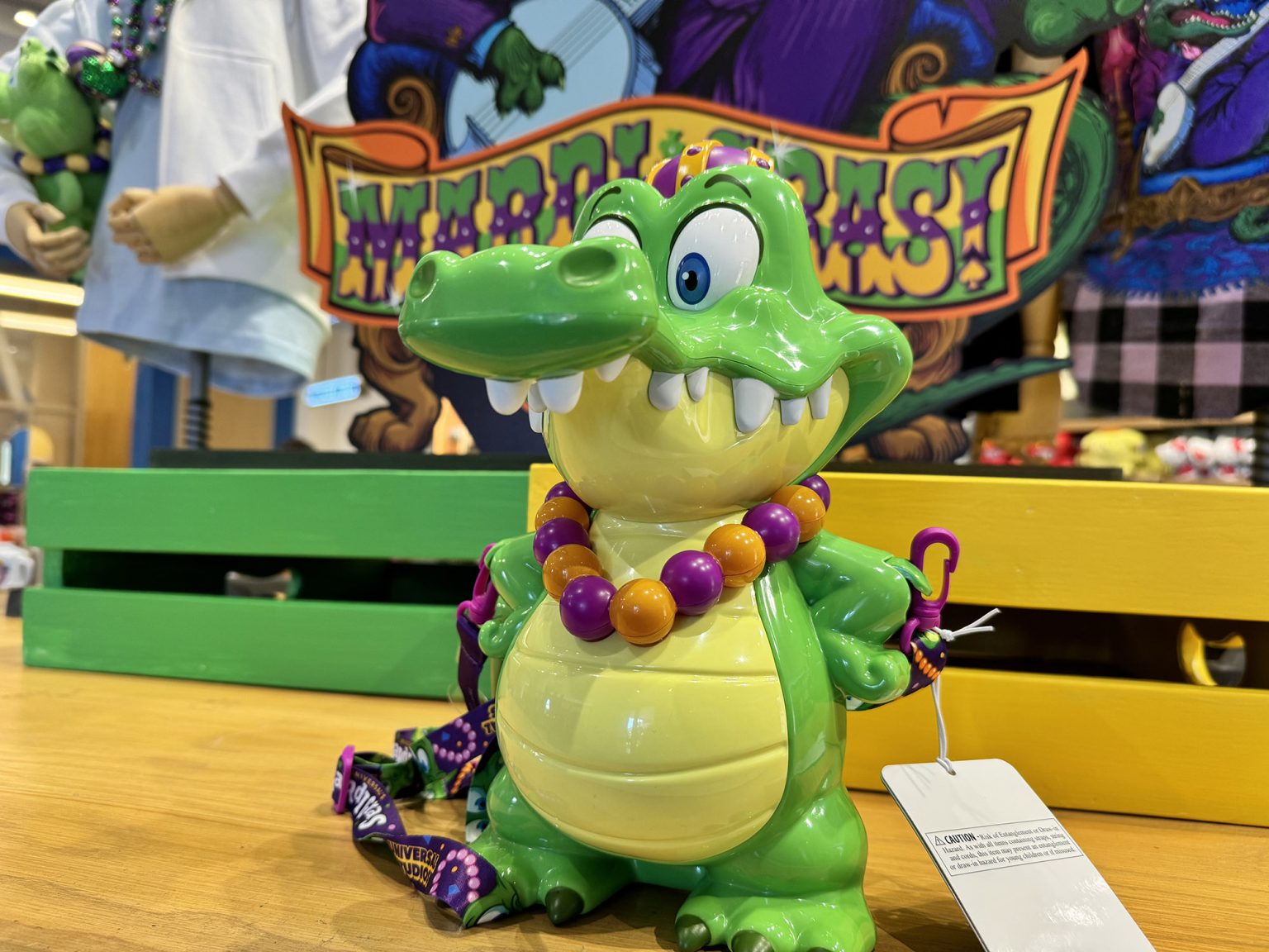 King Gator Mardi Gras popcorn bucket now available at Universal Orlando ...