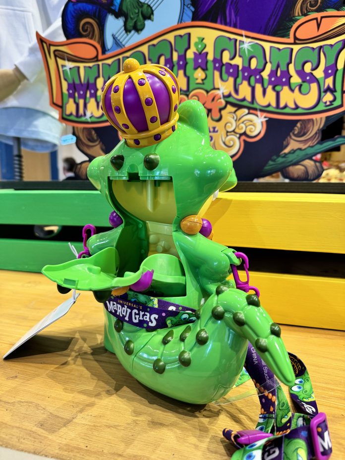 King Gator Mardi Gras popcorn bucket now available at Universal Orlando ...