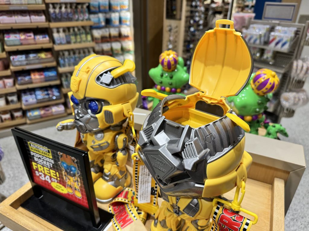Bumblebee Transformers popcorn bucket now available at Universal ...