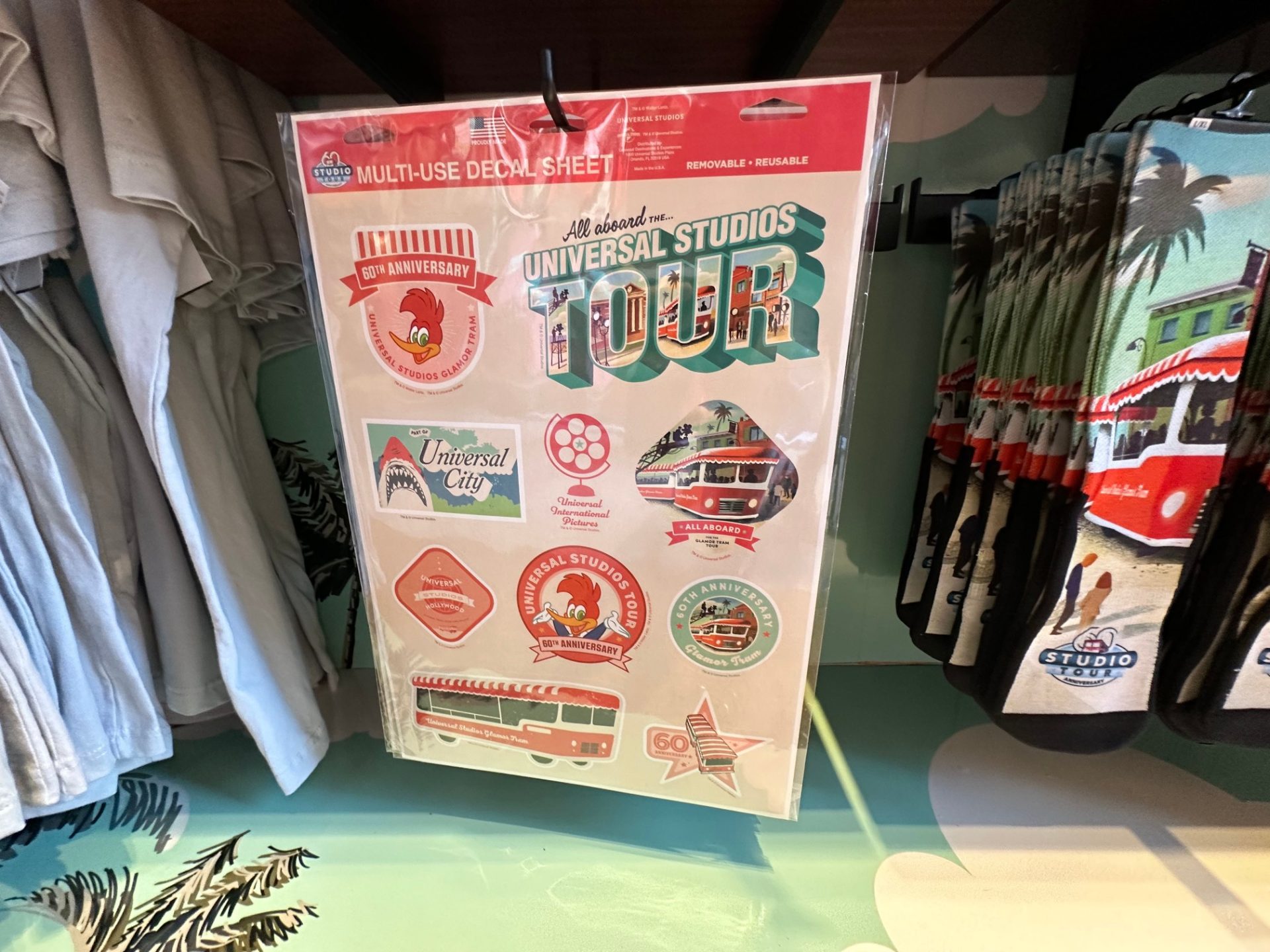 Studio Tour 60th Anniversary merchandise arrives at Universal Studios ...