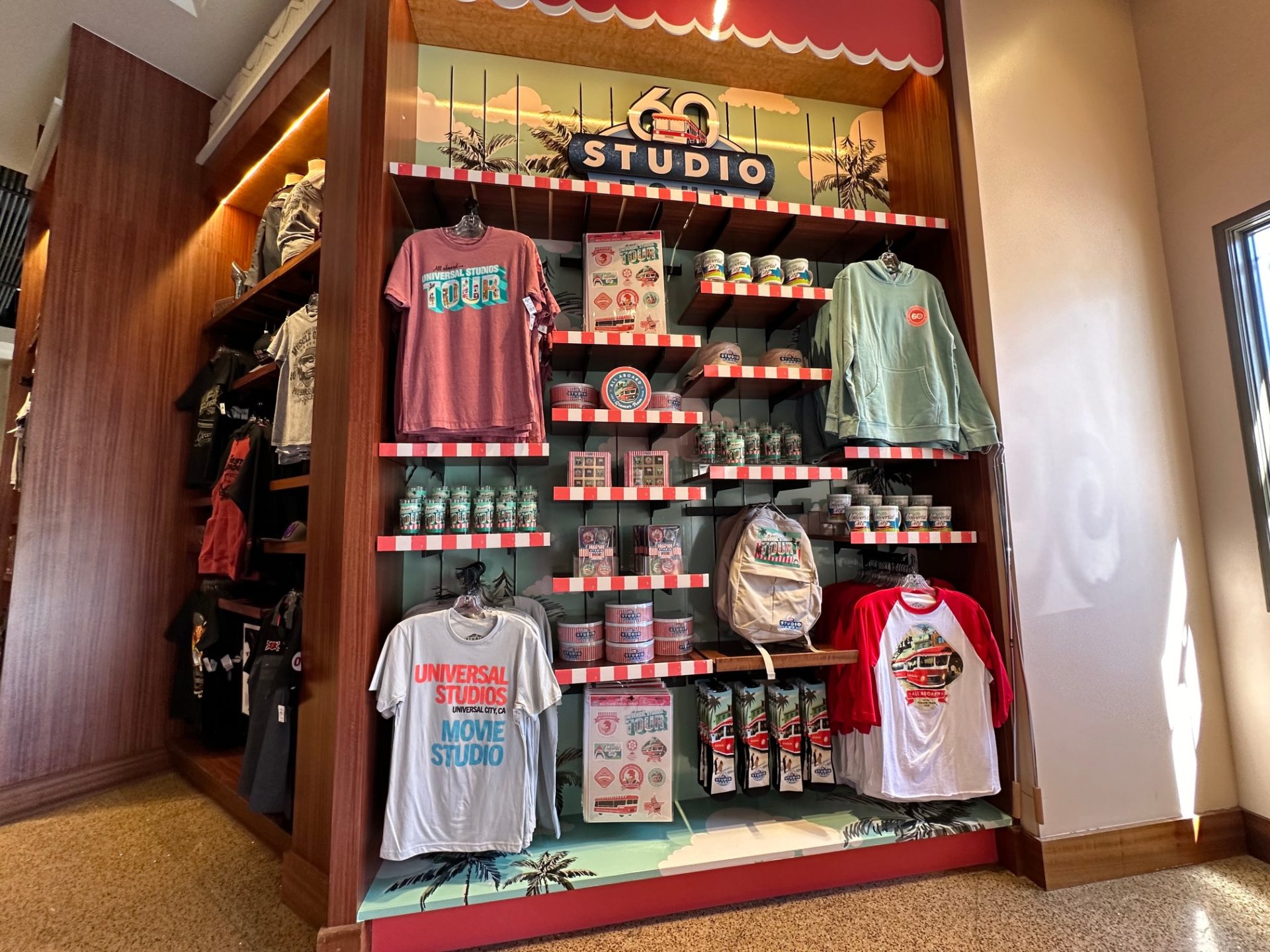 Studio Tour 60th Anniversary merchandise arrives at Universal Studios ...
