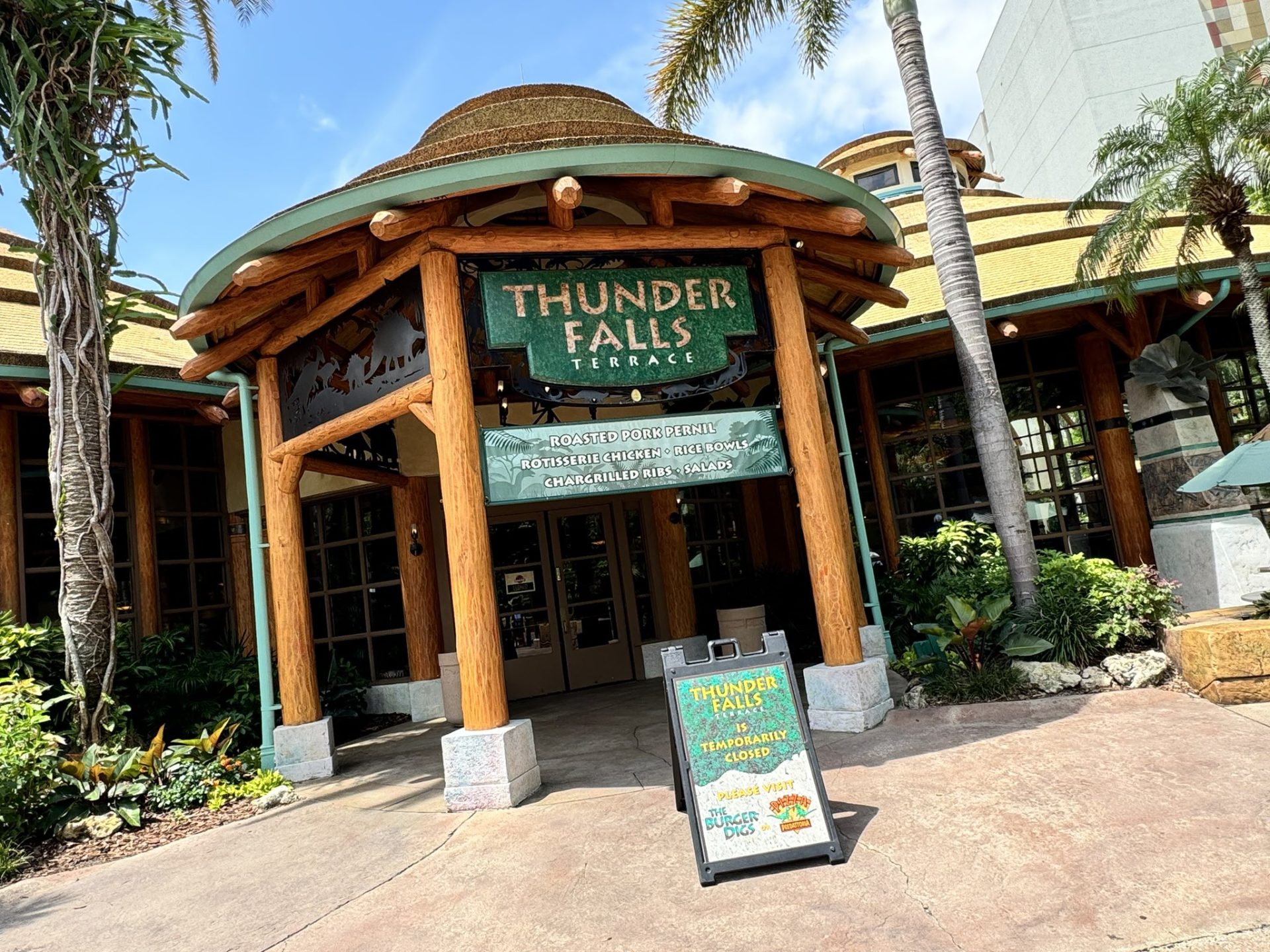 Thunder Falls Terrace restaurant closed for brief refurbishment at ...