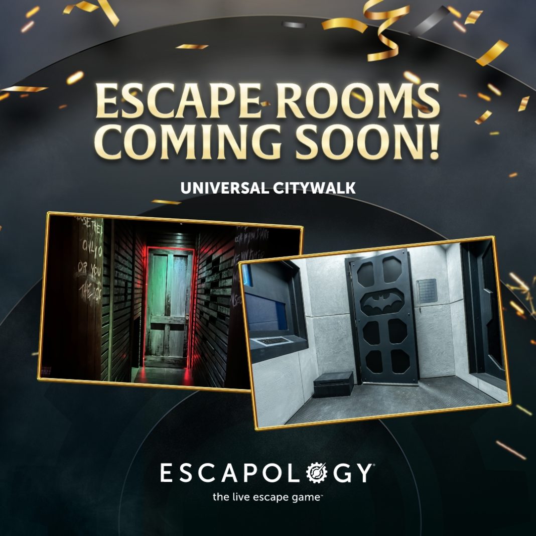 Escapology escape game experience coming to CityWalk at Universal ...