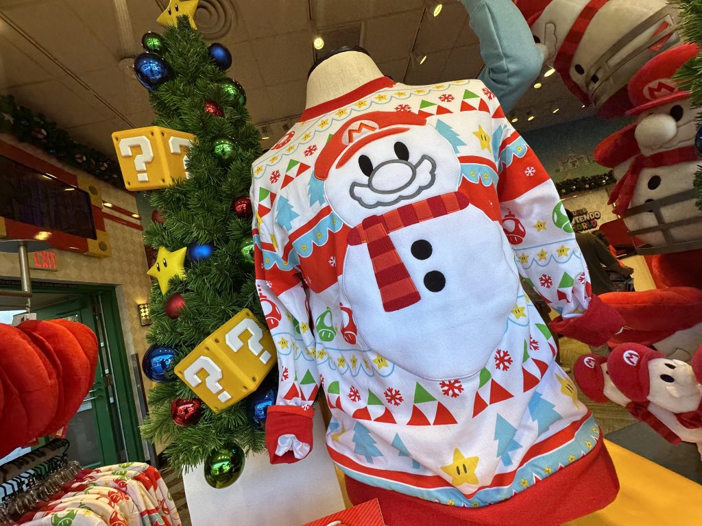 Super Nintendo World Christmas Merchandise arrives at Universal Studios ...